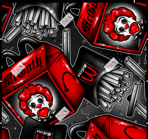 McGoth Dress (picture to show design) – The Cheeky Little Magpie